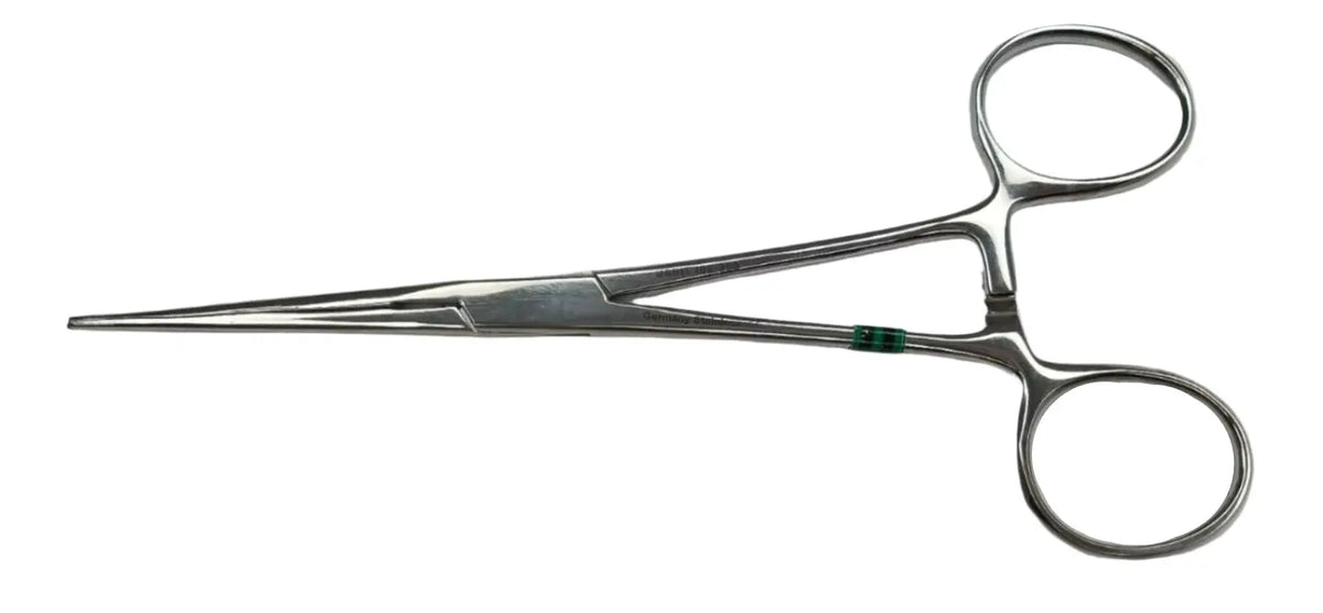Jarit 105-300 40mm Bainbridge Straight Forceps 6" - Primis Medical