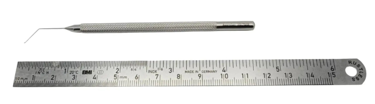 Aesculap MA796R Lester IOL Manipulator, Angled Ophthalmology 4-1/2 ...