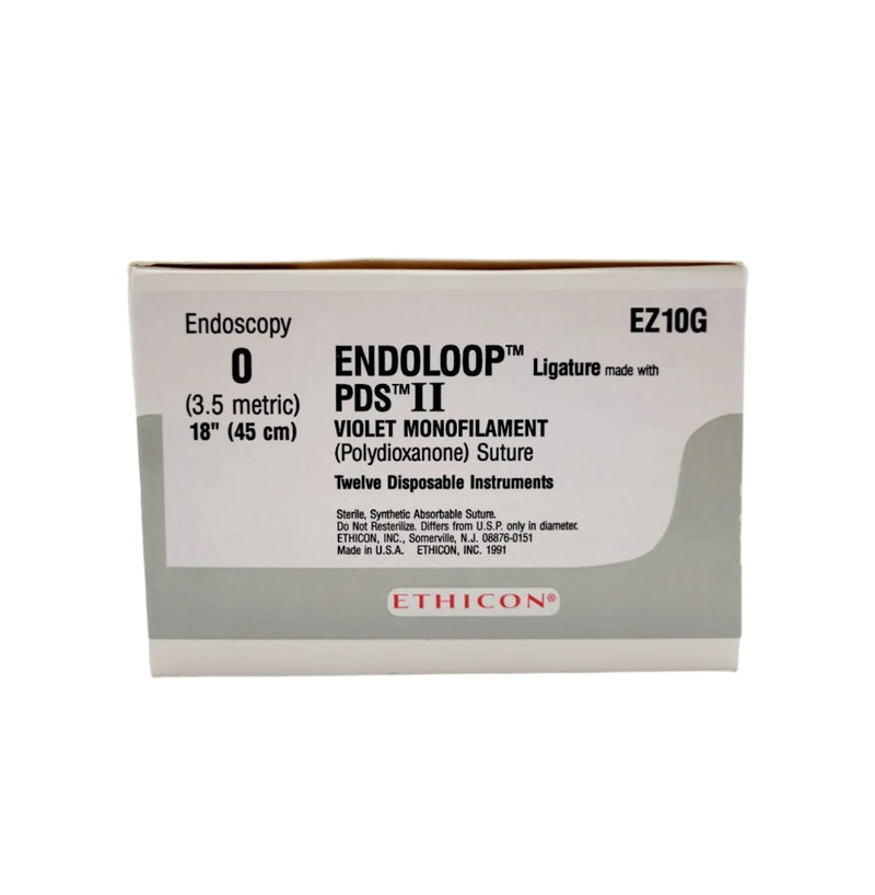 Ethicon EZ10G ENDOLOOP PDS II Ligature 0 1X18" Box of 12 - Primis ...