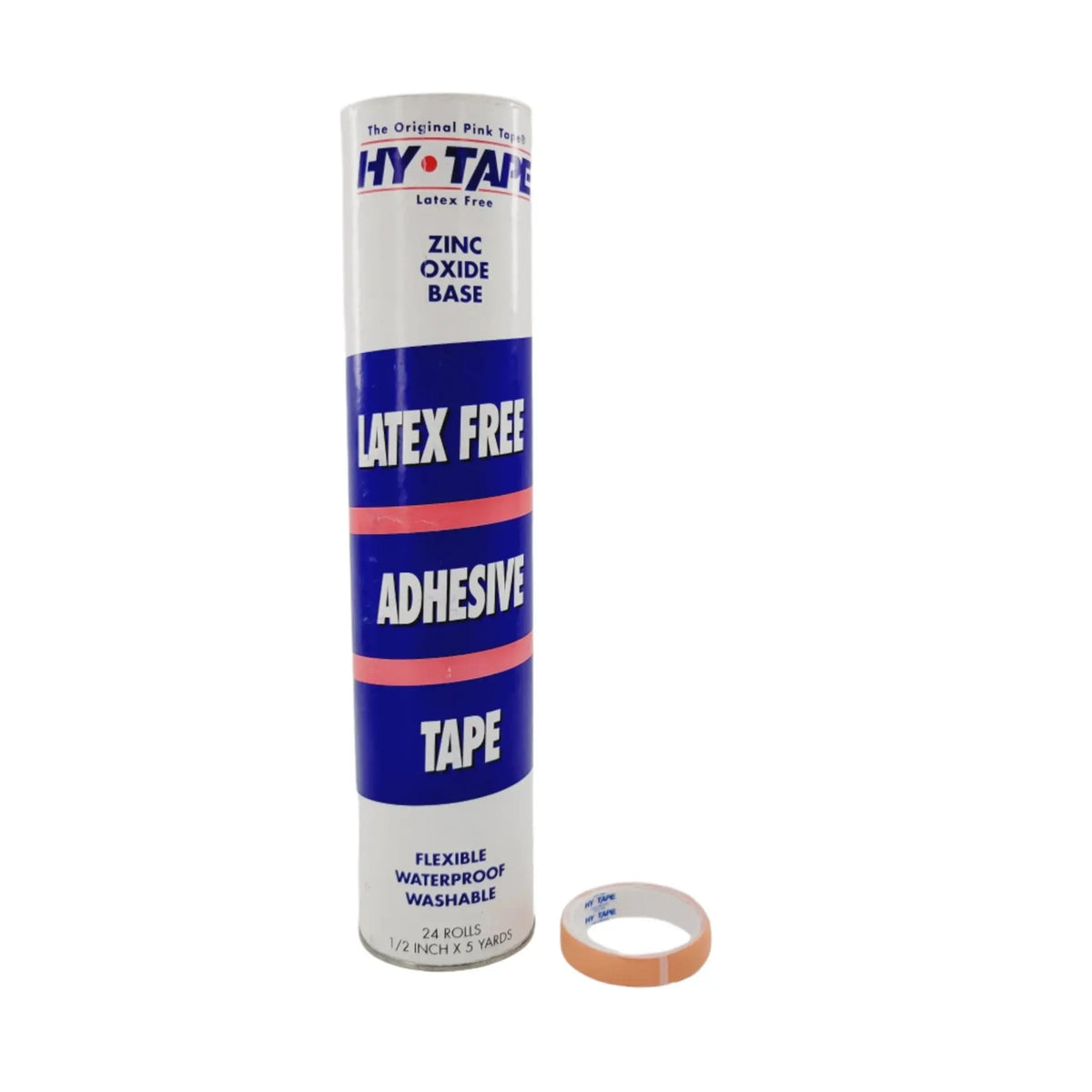 HY-TAPE 5LF Latex Free 1/2" X 5 Yards Adhesive Tape Zinc Oxide 24 ...