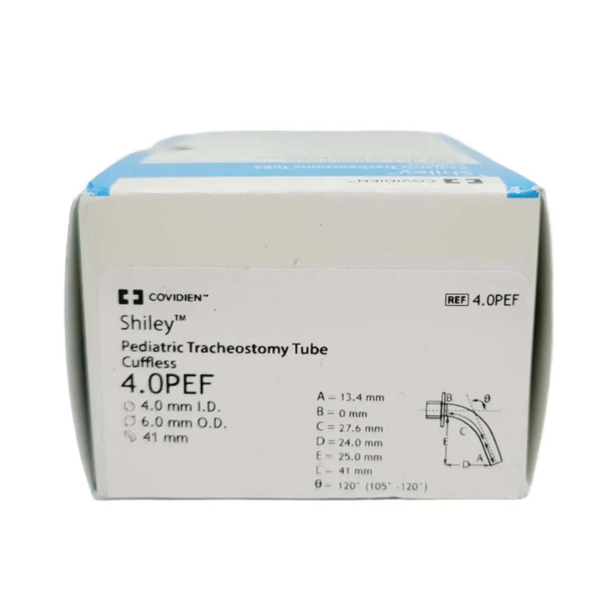 4.0PEF Covidien Shiley Pediatric Tracheostomy Tube Cuffless - Primis – Primis Medical