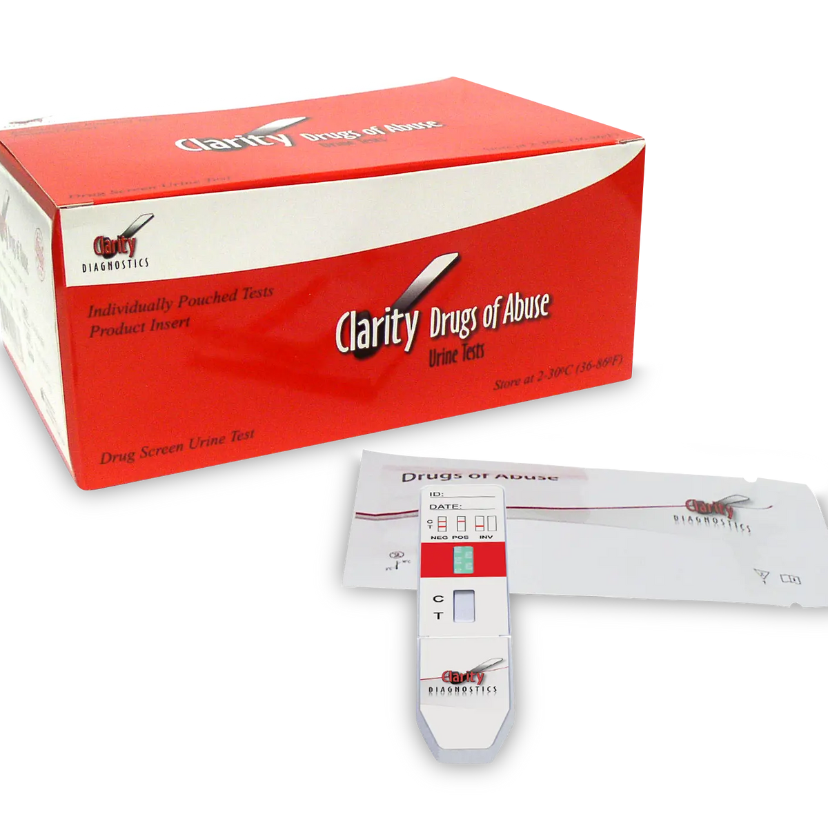 Clarity DTG-K2C K2 Dip Card 25/bx 20 boxes/cs - Primis Medical