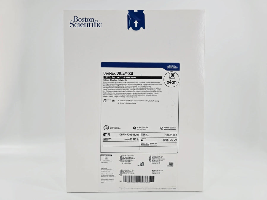 Boston Scientific M0062251220 UroMax Ultra Kit w/ Encore 26 Inflator ...