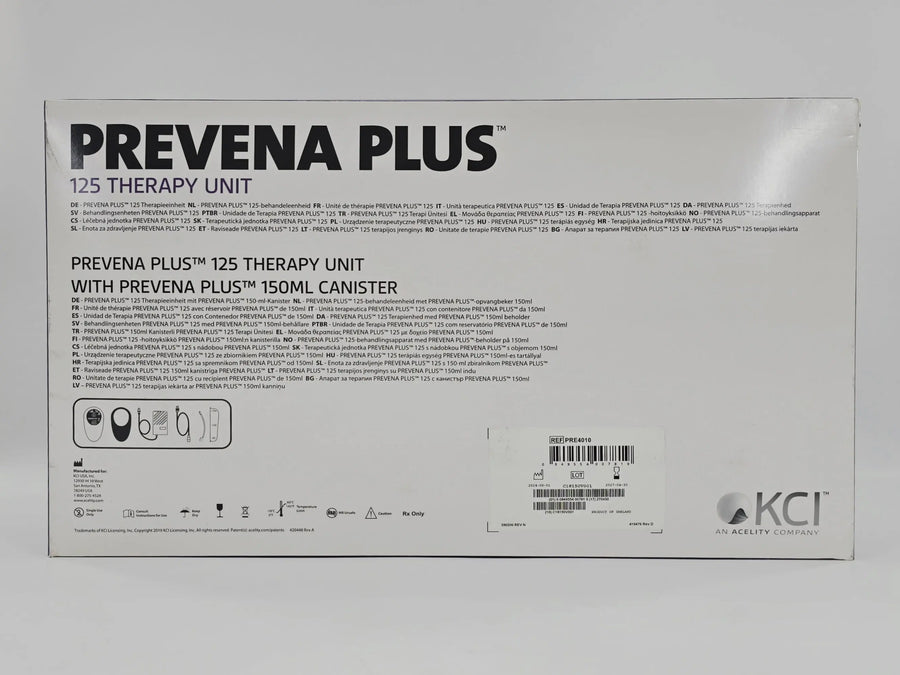 KCI PRE4010 Prevena Plus 125 Therapy Unit w/ Prevena Plus 125 - Primis ...