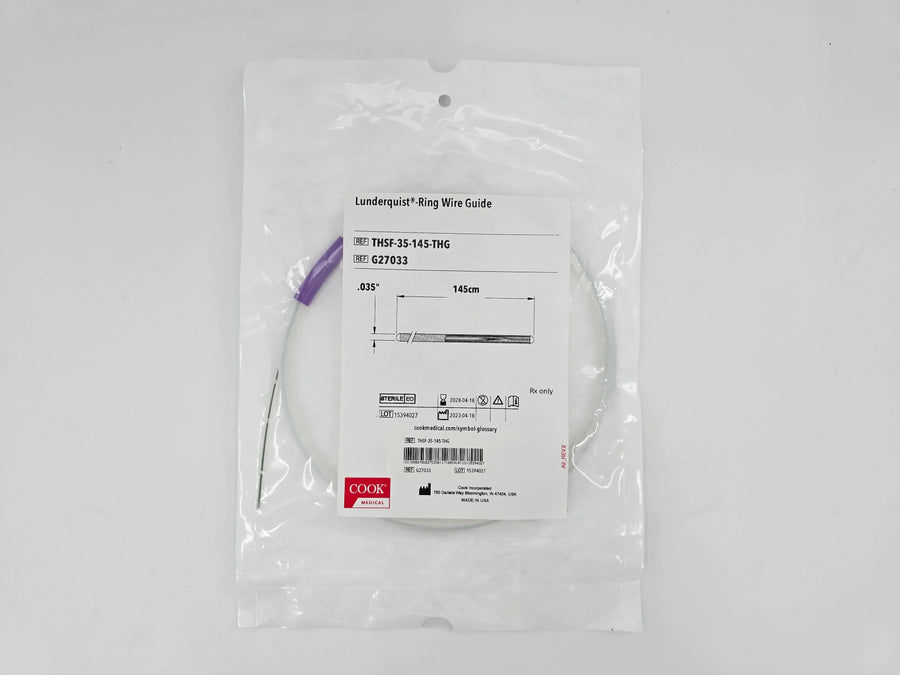 G27033 Cook Medical Lunderquist-Ring Torque Wire Guide 0.035" x 145cm ...