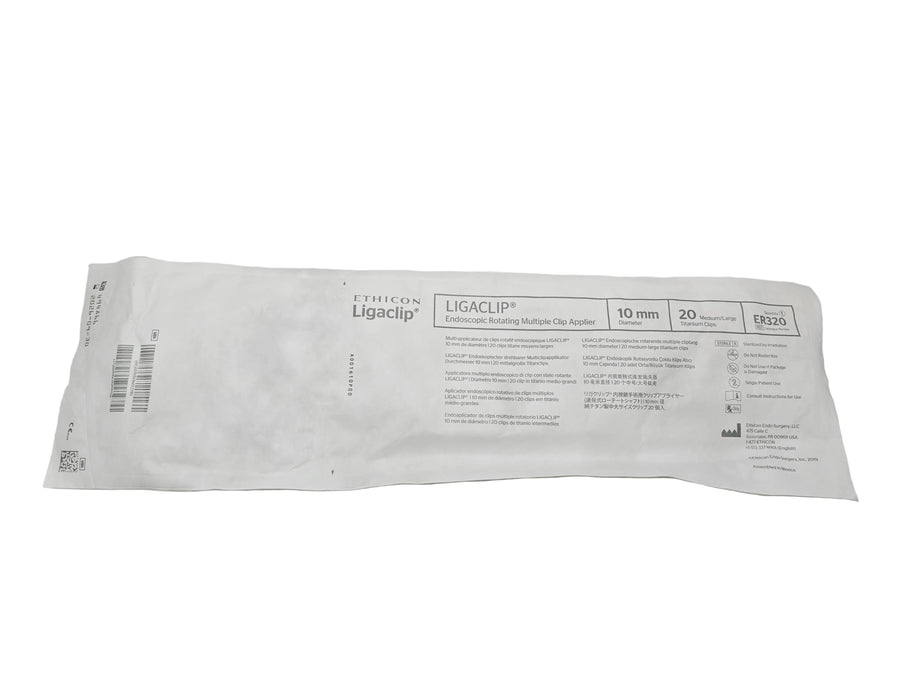 Ethicon ER320 Ligaclip Endoscopic Rotating Multiple Clip Applier 10mm ...