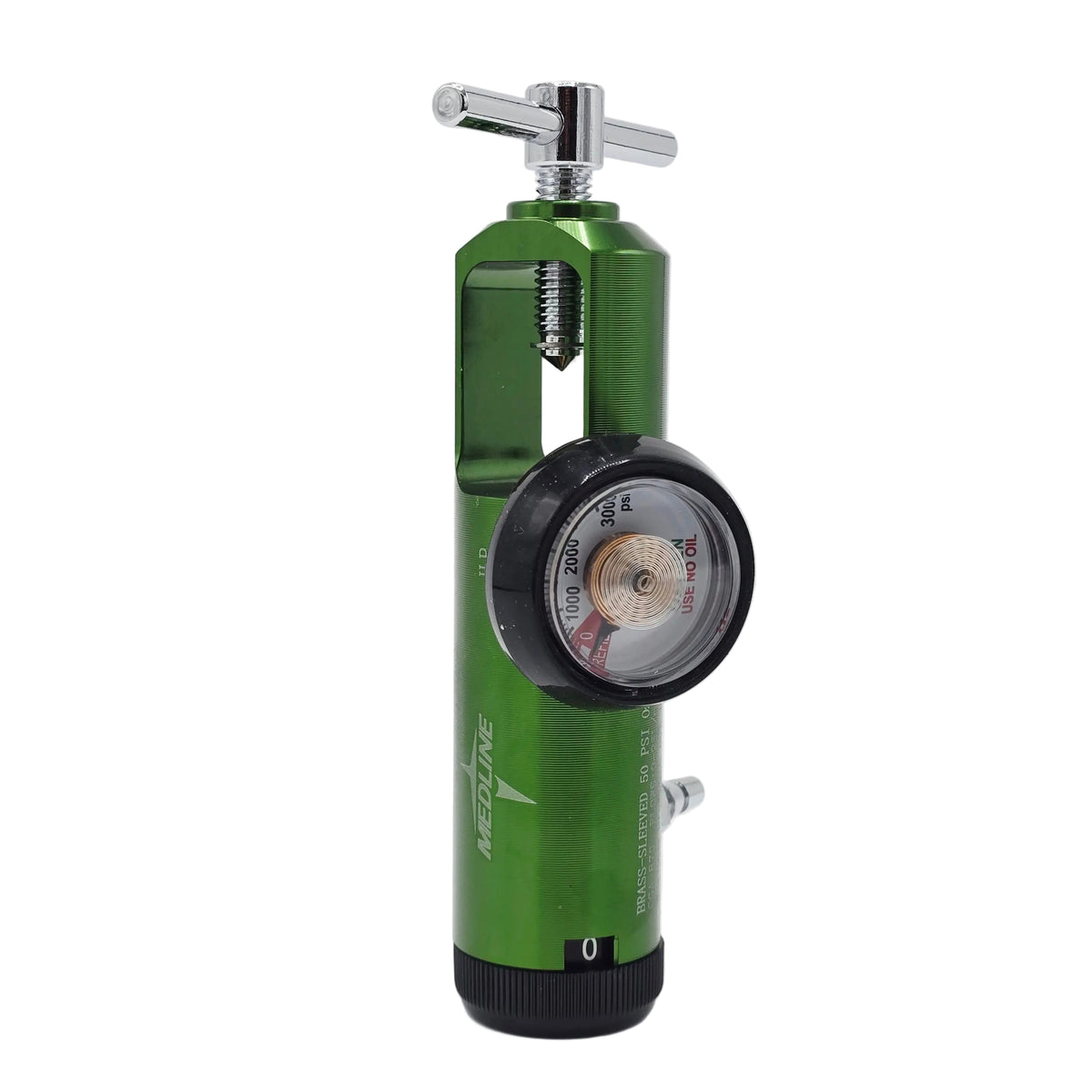 Medline HCS8725M Mini Oxygen Regulator 025 LPM CGA870 Brass Aluminum ...