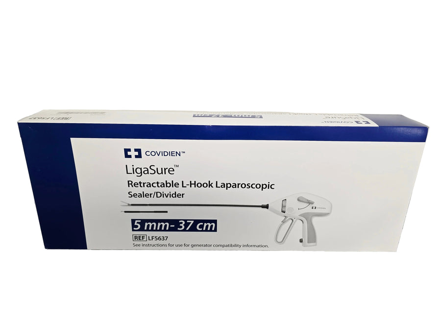 Covidien LF5637 Ligasure 5mm x 37cm Retractable LHook Sealer Divider ...