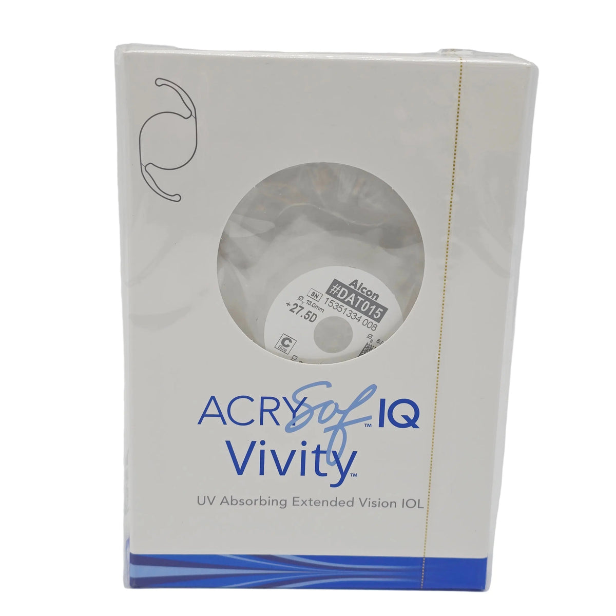 Alcon DAT015.275 Aspheric Foldable Acrylic IOL UV Absorbing Sterile ...