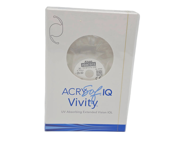 Alcon DAT015.295 Size C Aspheric Foldable Acrylic IOL UV Absorbing ...