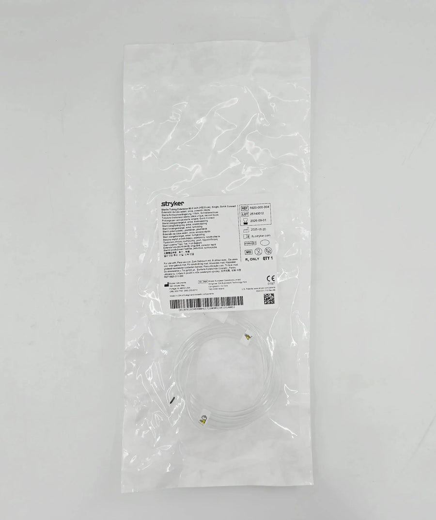 Stryker 5920-000-004 Sterile Tubing Extension Single Quick Connect 60 ...