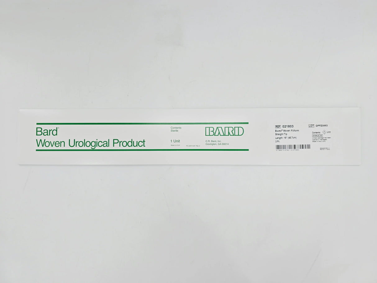 Bard 021803 Woven Filliform Urethral Dilation Catheter Straight Tip 3 ...