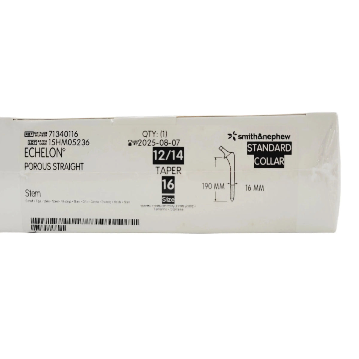 Smith & Nephew, Inc. 71340116 Coated hip femur prosthesis, modular ...