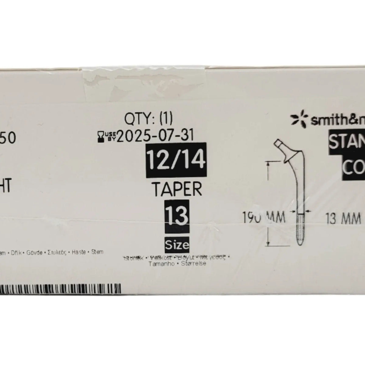 Smith & Nephew, Inc. 71340113 Coated hip femur prosthesis, modular ...