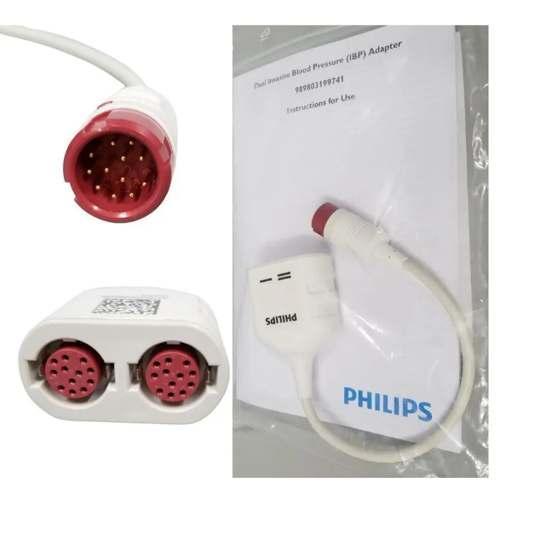 Philips 989803199741 Dual Invasive Blood Pressure IBP Adapter - Primis ...