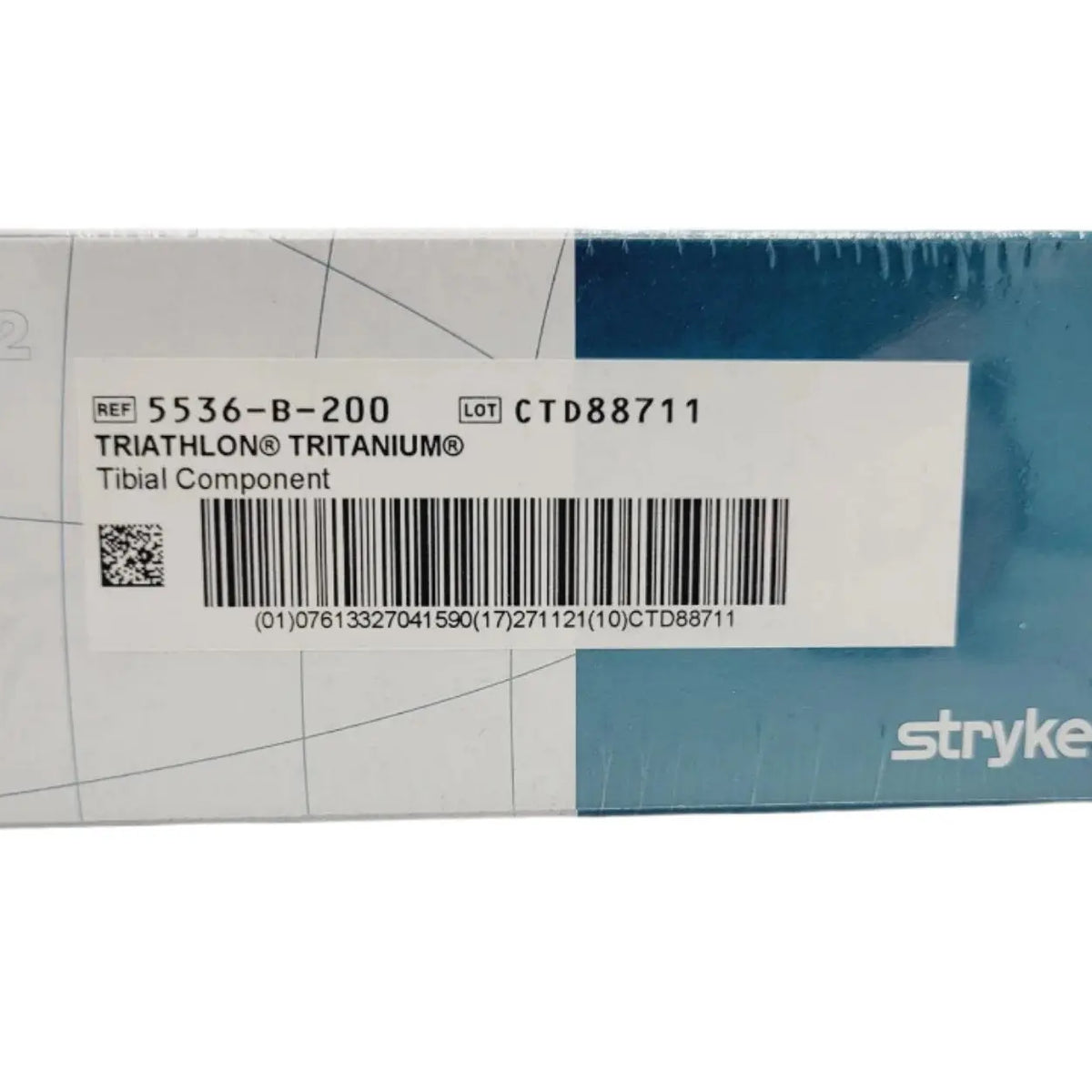 Stryker Orthopaedics 5536-B-200 Triathlon Tritanium Tibial Component ...