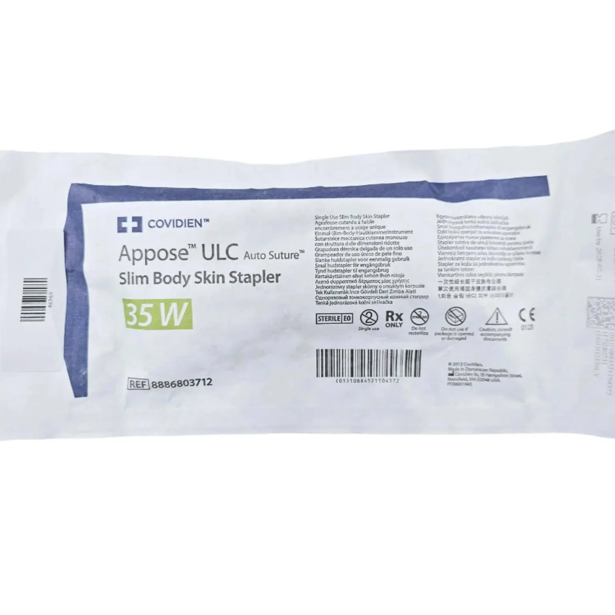 8886803712 Covidien Appose ULC Auto Suture Slim Body Skin Stapler 35 W ...