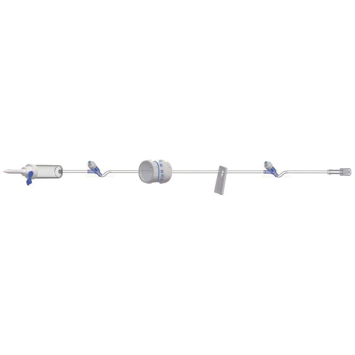 AMSINO FLOWSafe IV Admin Set, 100", Flow Controller, 2 Needleless ...