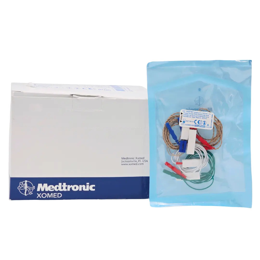 Medtronic 8227301 Prass Paired EMG Electrodes 25mm w/ Ground & Return ...
