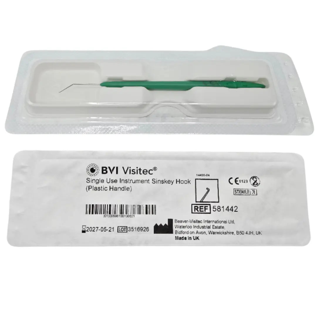 BVI Visitec 581442 Single Use Instrument Sinskey Hook Box/10 - Primis ...