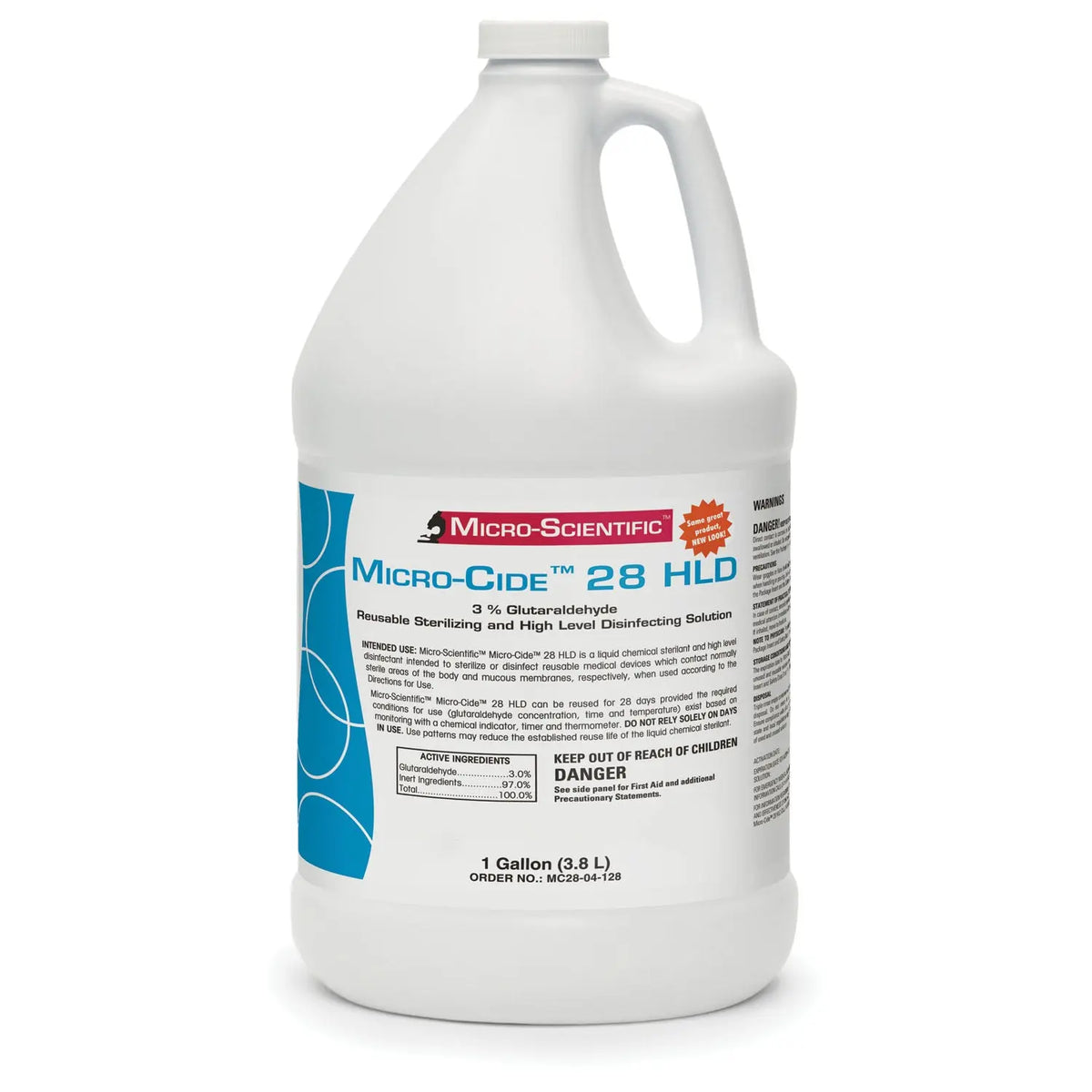 MC28-04-128 MICRO-SCIENTIFIC MICRO-CIDE28 HLD DISINFECTANT Micro-Cide ...