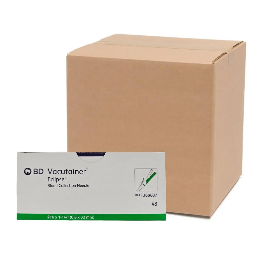 368607 BD Vacutainer Eclipse Blood Collection Needle 21G x 1-1/4 ...