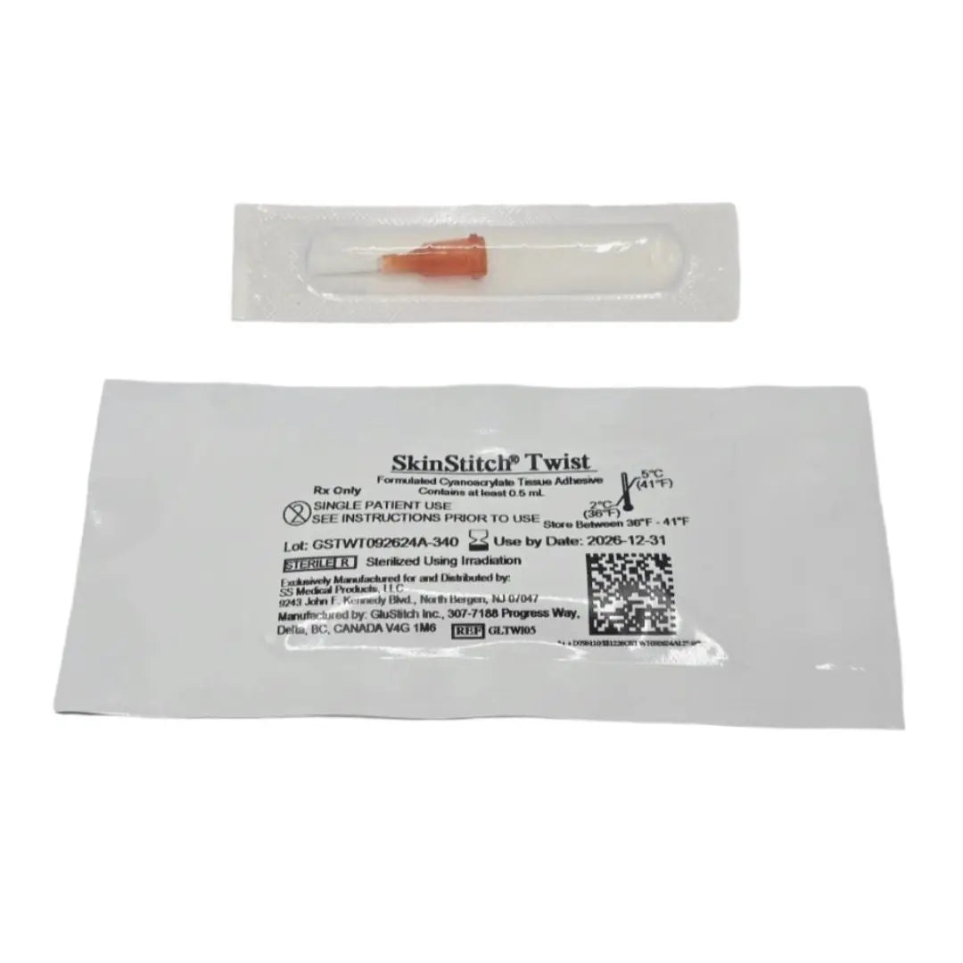 SkinStitch Skin Adhesive Wound Closure Liquid Bandage Twist Applicator ...