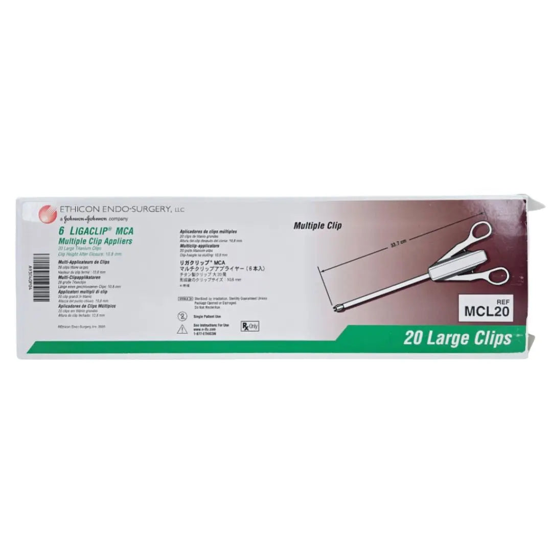 Ethicon MCL20 LIGACLIP MCA Multiple Clip Appliers 33.7cm 20 Large ...