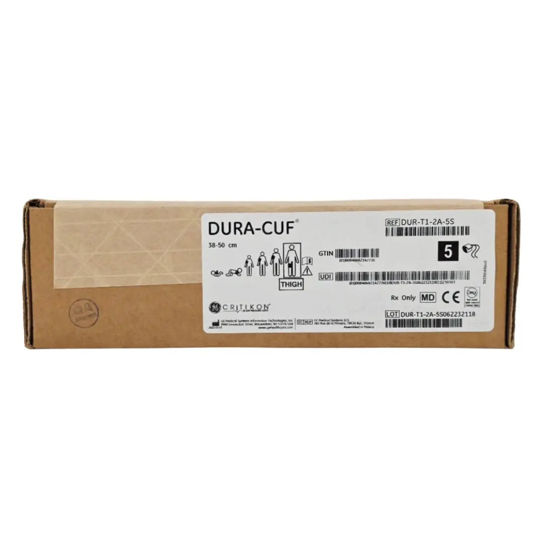 GE Critikon DUR-T1-2A-5S Dura-Cuf Blood Pressure Cuff Thigh 38-50cm ...