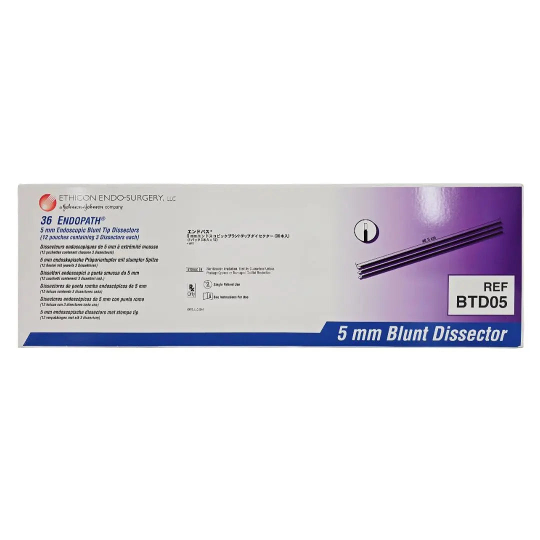 Ethicon BTD05 Endoscopic Blunt Tip Dissectors Pouch of 12 – Primis Medical