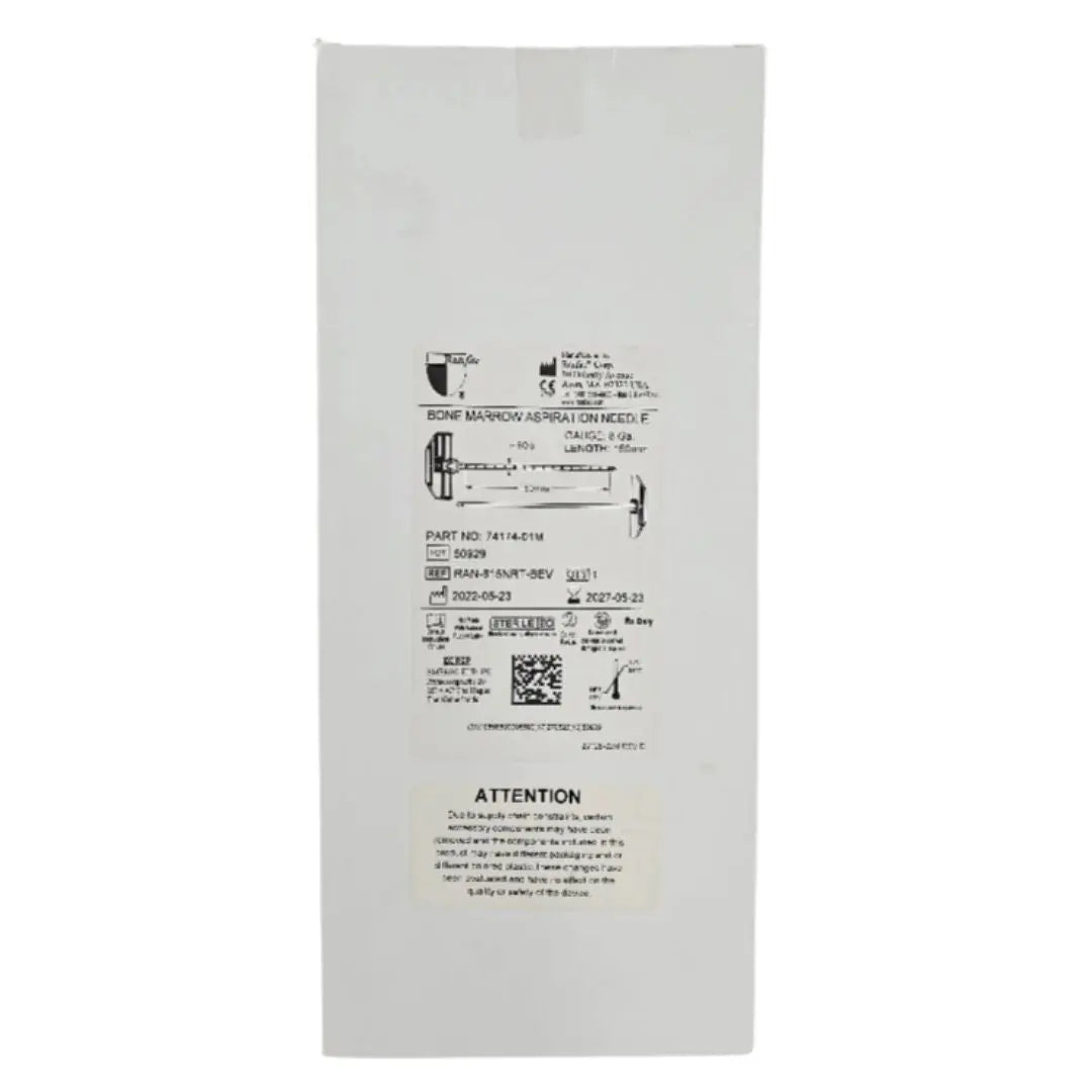 Ranfac RAN-815NRT-BEV Bone Marrow Aspiration Needle 8 Ga. x 150mm ...