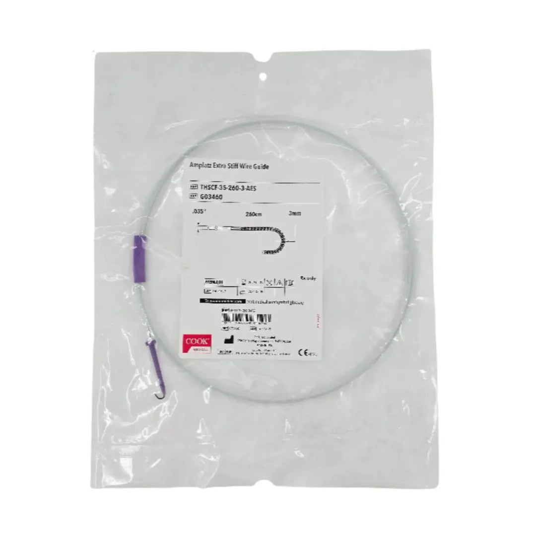 G03460 Cook Medical Amplatz Extra Stiff Wire Guide .035" x 260cm ...