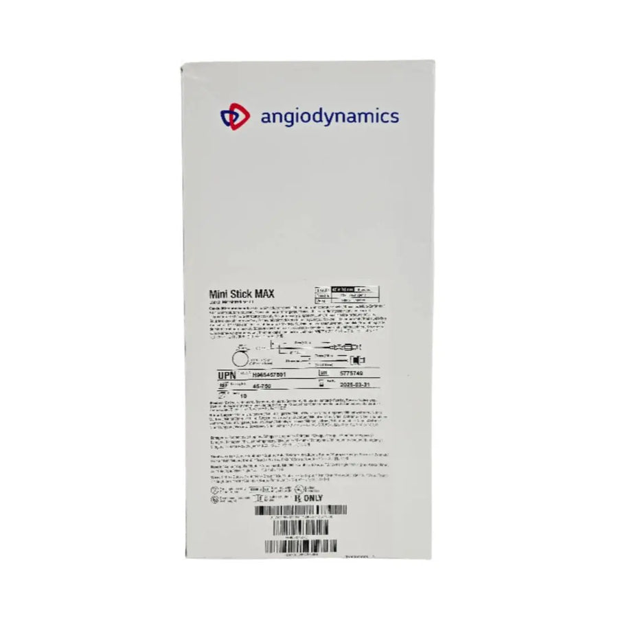 45-750 Angiodynamics Mini Stick MAX Coaxial Introducer Kit 4F x 10cm ...