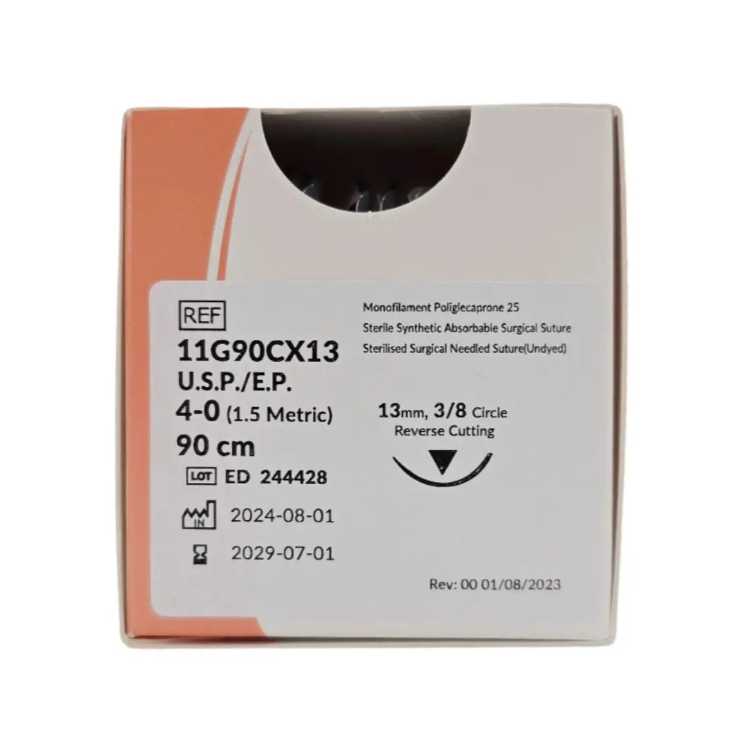 11G90CX13 Healthium Medtech Ltd. 4-0 MONOGLYDE BX/12 FULL OPEN BOX ...