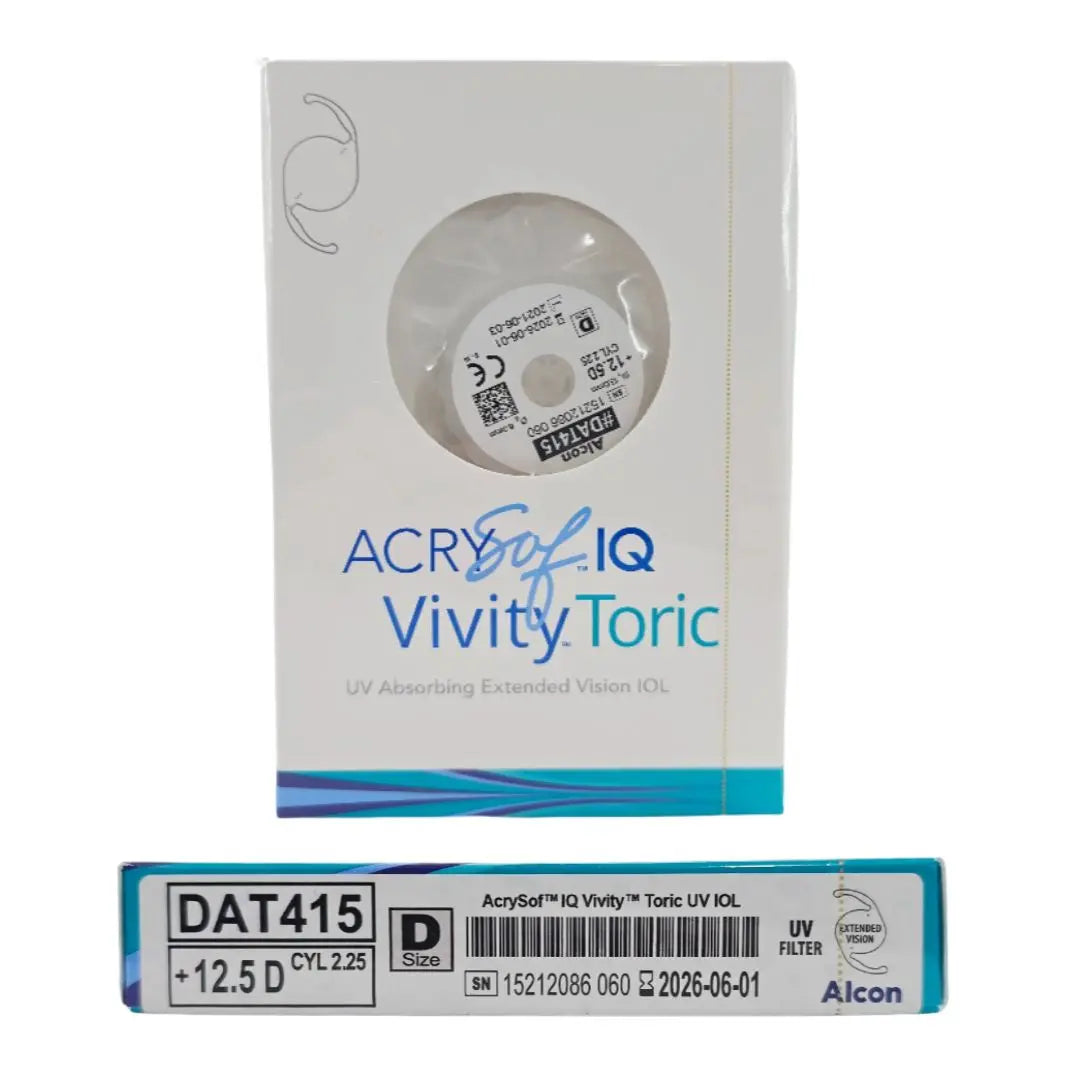 Alcon DAT415.125 AcrySof IQ Vivity Toric UV Absorbing Extended Vision ...