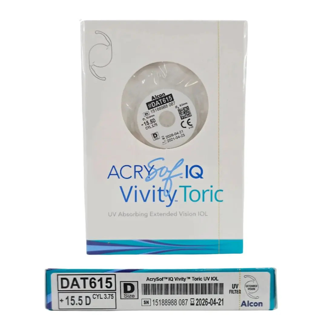 Alcon DAT615.155 AcrySof IQ Vivity Toric UV Absorbing Extended Vision ...