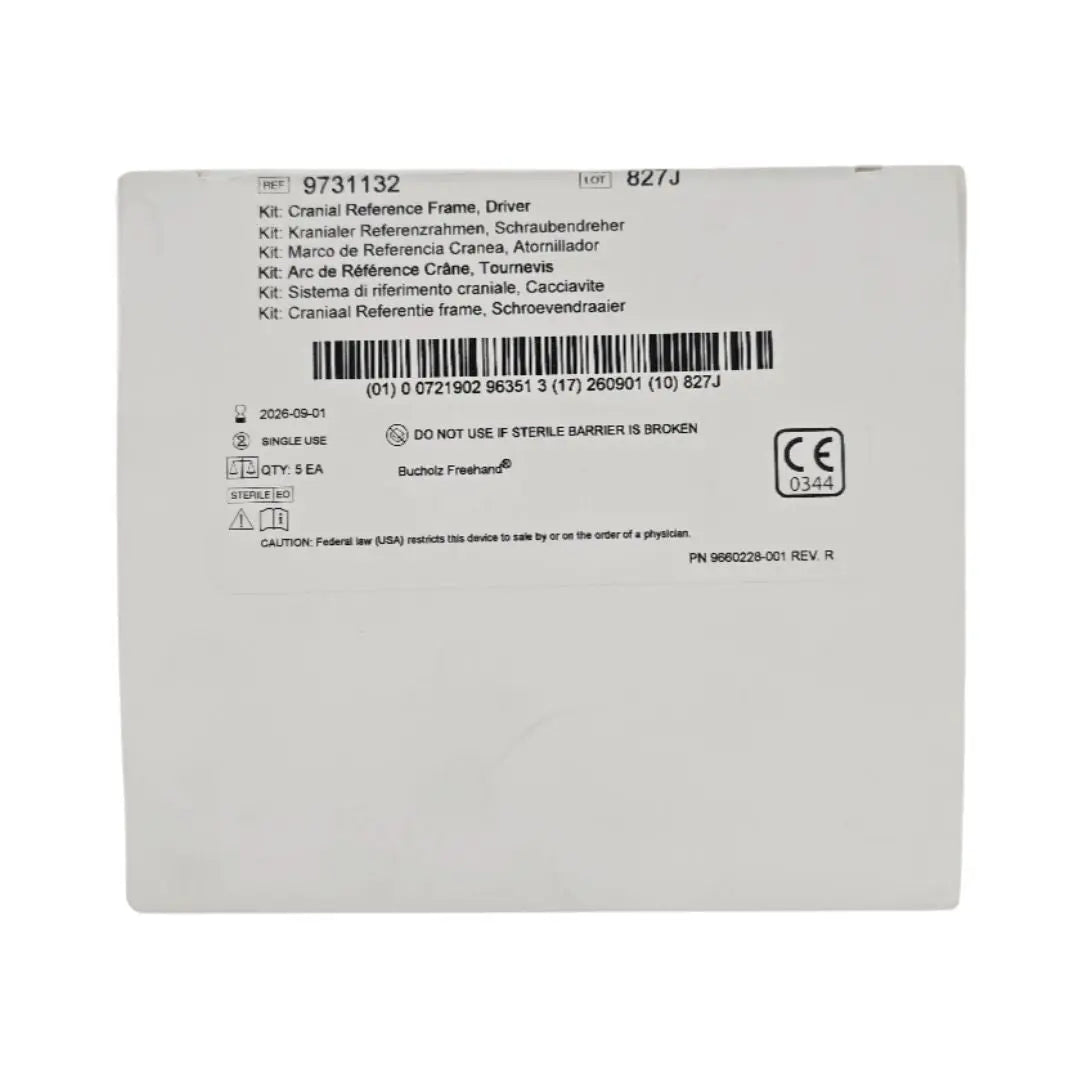 Medtronic 9731132 Bucholz Freehand Cranial Reference Frame Driver Kit ...