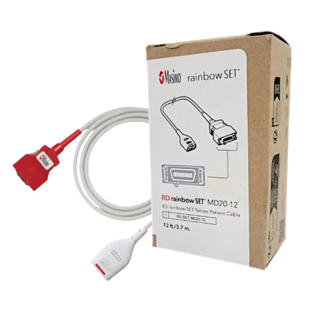 Masimo 4073 RD Rainbow Set Series Patient Cable 12' (3.7 m) - Primis ...