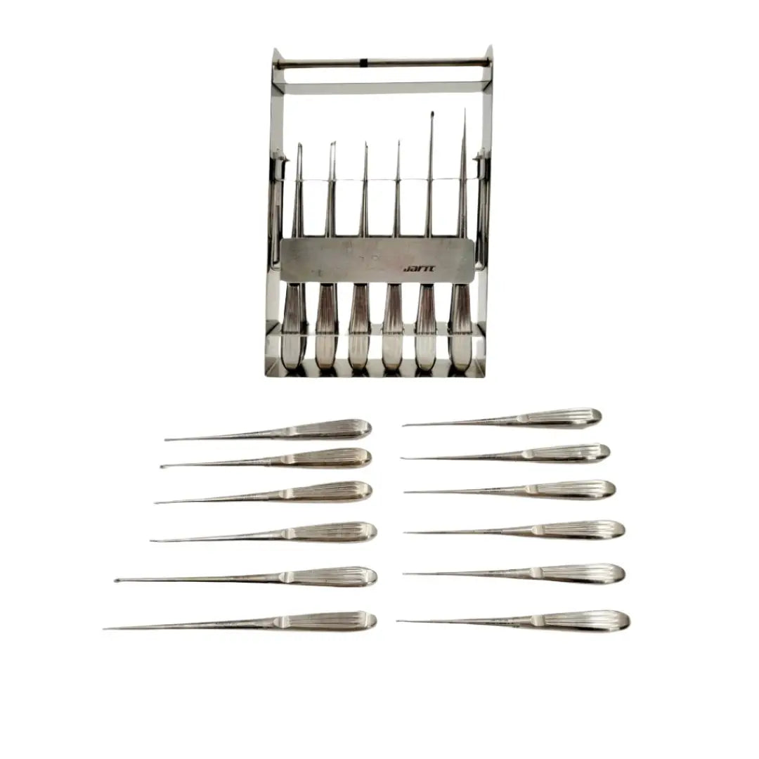 Integra Jarit Oval Cup Curette Set of 12 - Primis Medical