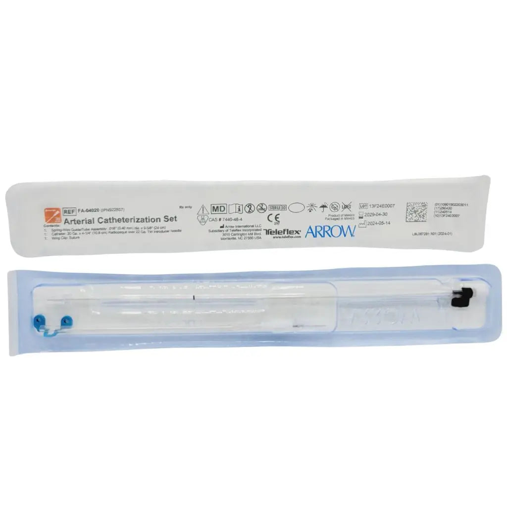 Arrow FA-04020 Arterial Catheterization Set 20G - Primis Medical