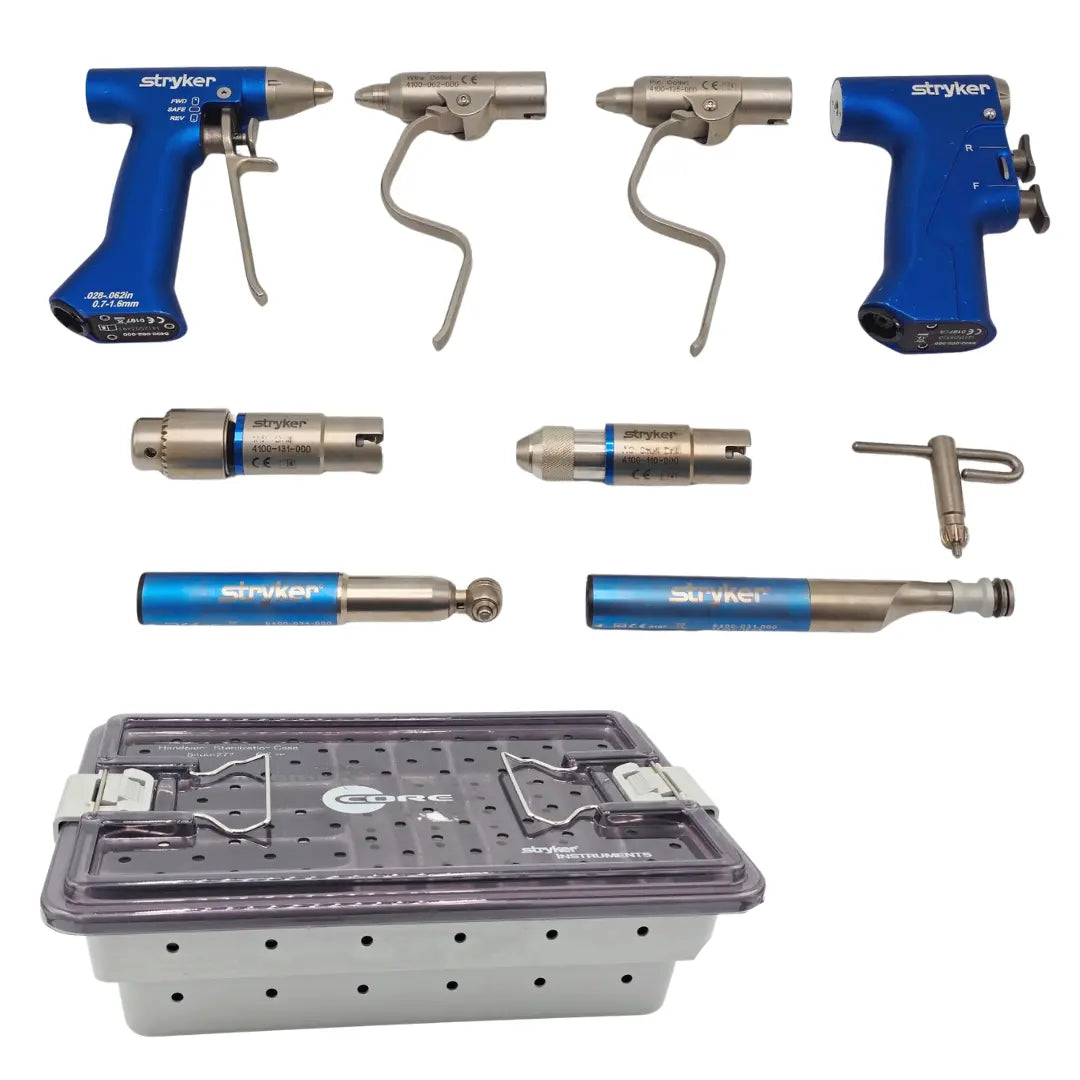 Stryker 6400 RemB Universal Driver Set w/ Saws Drill Attachments Case ...