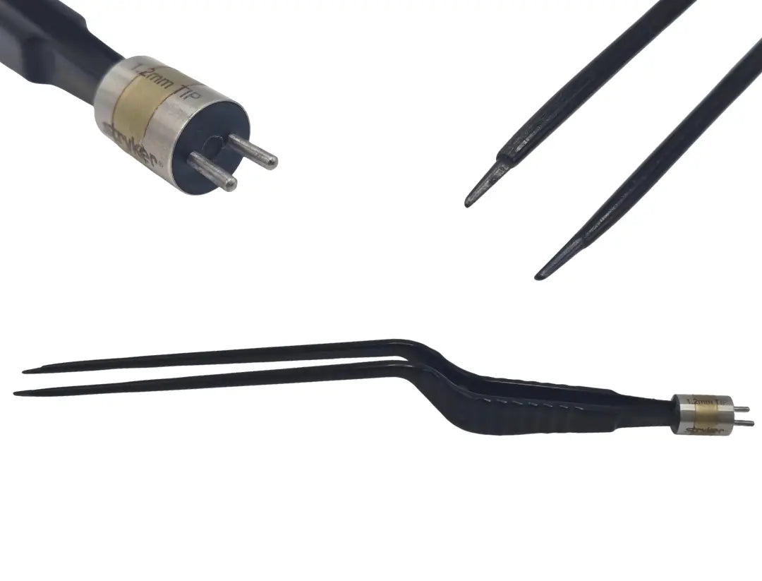 Stryker 6720-220-012 SilverGuide Bayonet Bipolar Forceps 1.2mm Tip ...