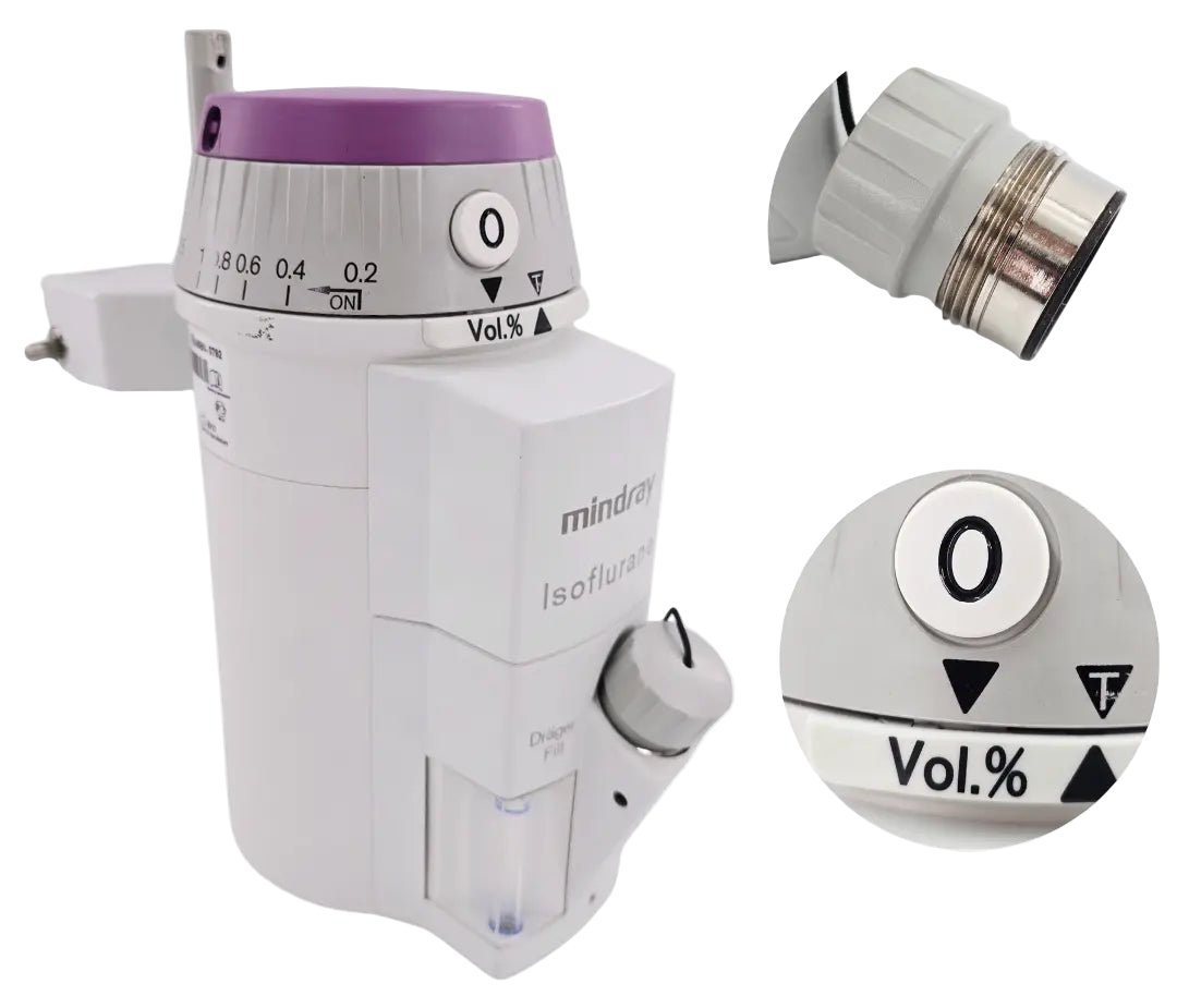 Mindray M35054-16 Isoflurane Vaporizer with Quick Fill Adapter AS IS ...