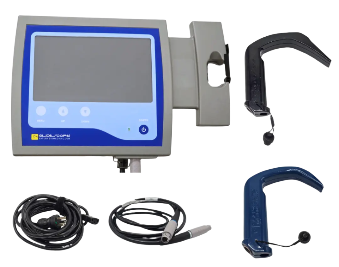 Verathon Glidescope Portable GVL Video Monitor with Two Laryngoscopes ...