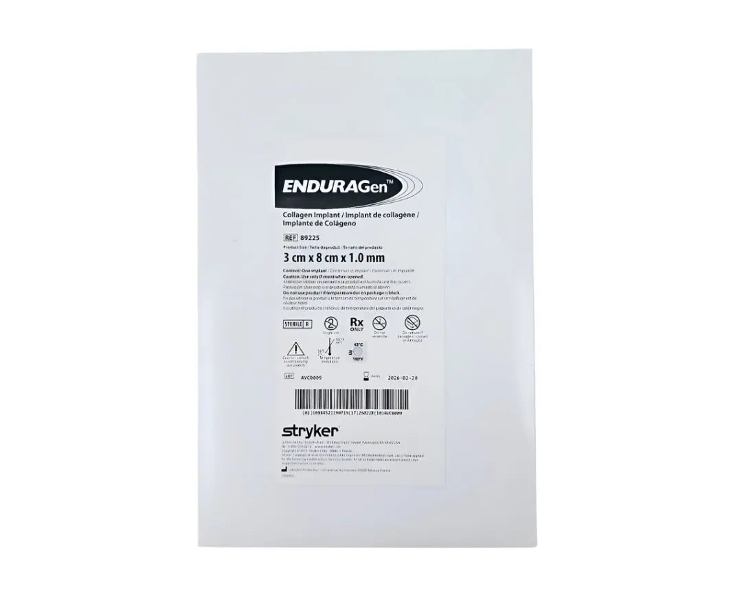 Stryker 89225 ENDURAGen Collagen Implant 3cm x 8cm x 1.0mm - Primis ...