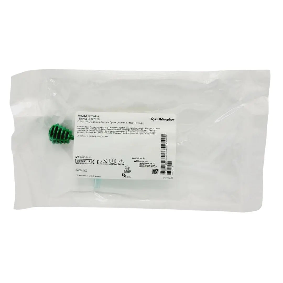 72200903 Smith & Nephew Clear Trac Complete Cannula System 8.5mm ...