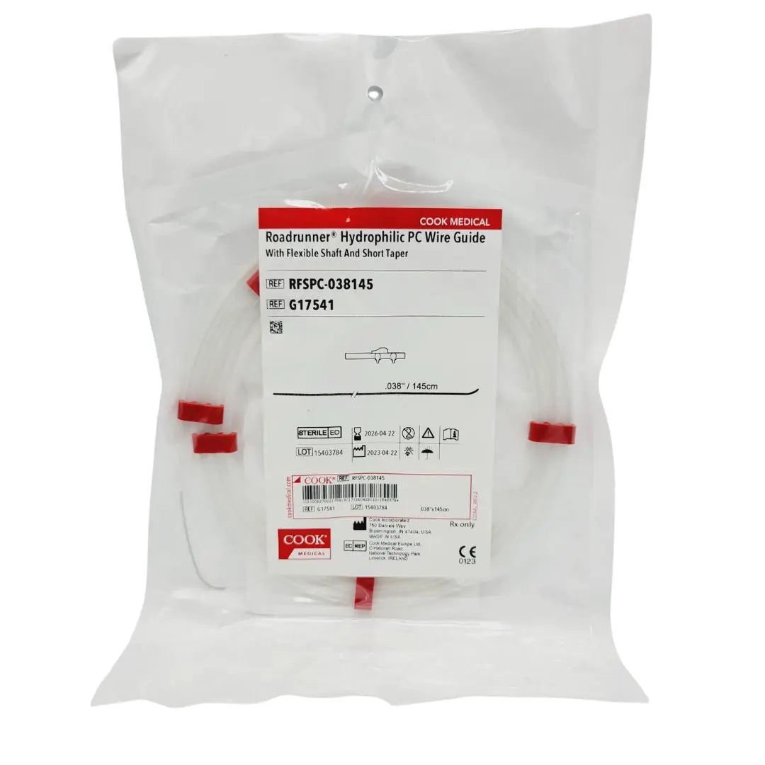 G17541 Cook Medical Roadrunner Hydrophilic PC Wire Guide w/ Flexible ...