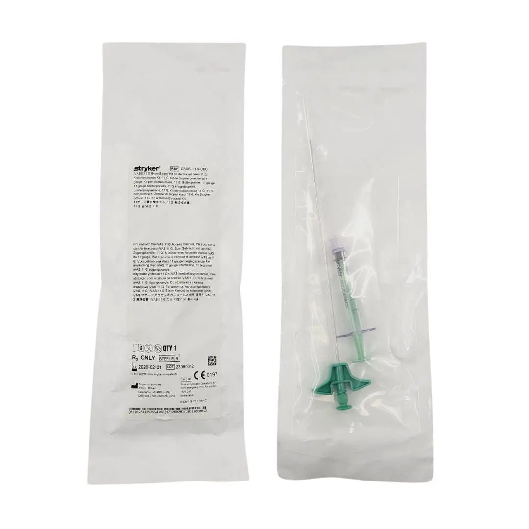 Stryker Bone Biopsy Kit 0306116000 iVAS Bone Biopsy Kit 11 G for iVAS ...