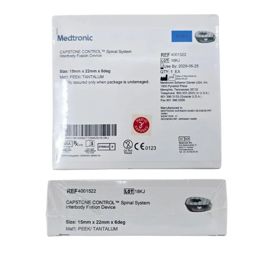 Medtronic 4001522 Capstone Control 15x22mm x 6 Deg. Spinal System ...