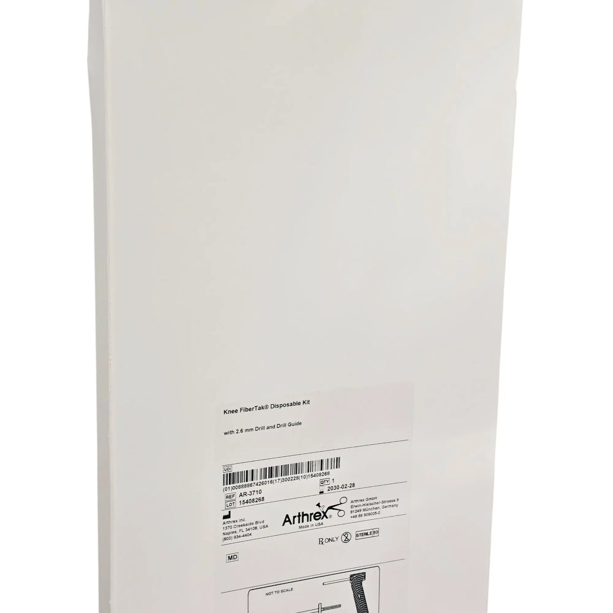 Arthrex AR3710 Knee Fiber Tak Disposable Kit for Soft Tissue Fixation ...